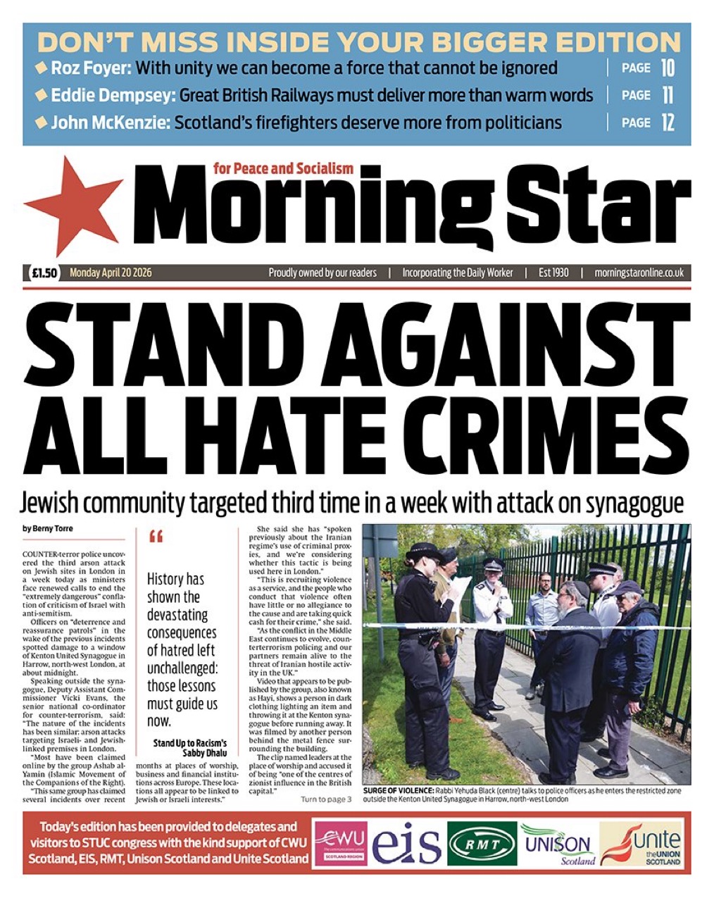 Tomorrow's Newspapers | Sentinel Current