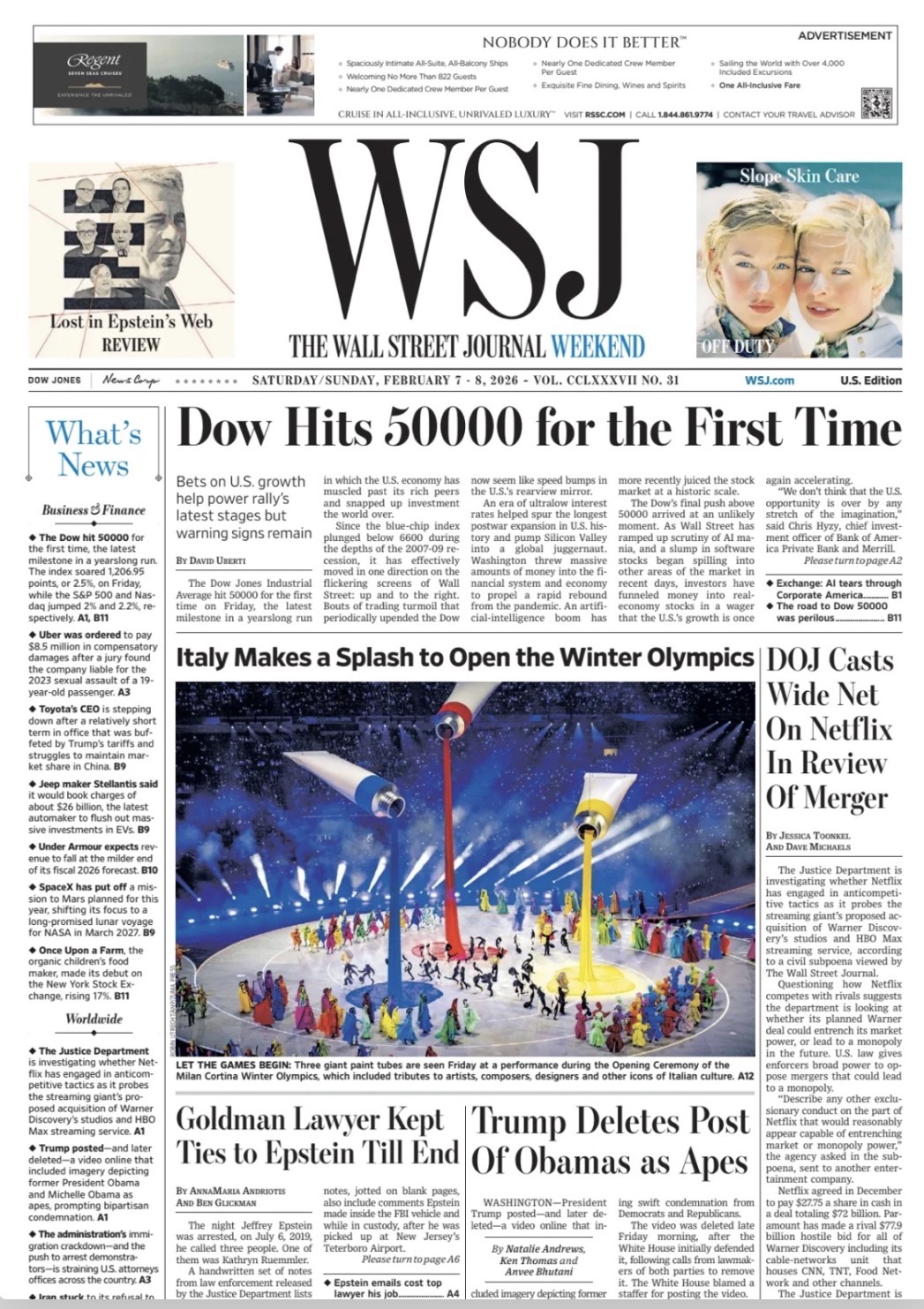 Tomorrow's Newspapers | Sentinel Current