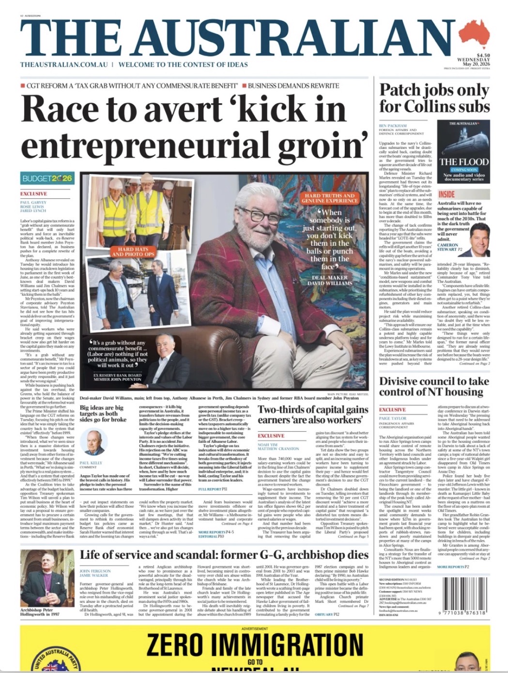 Tomorrow's Newspapers | Sentinel Current
